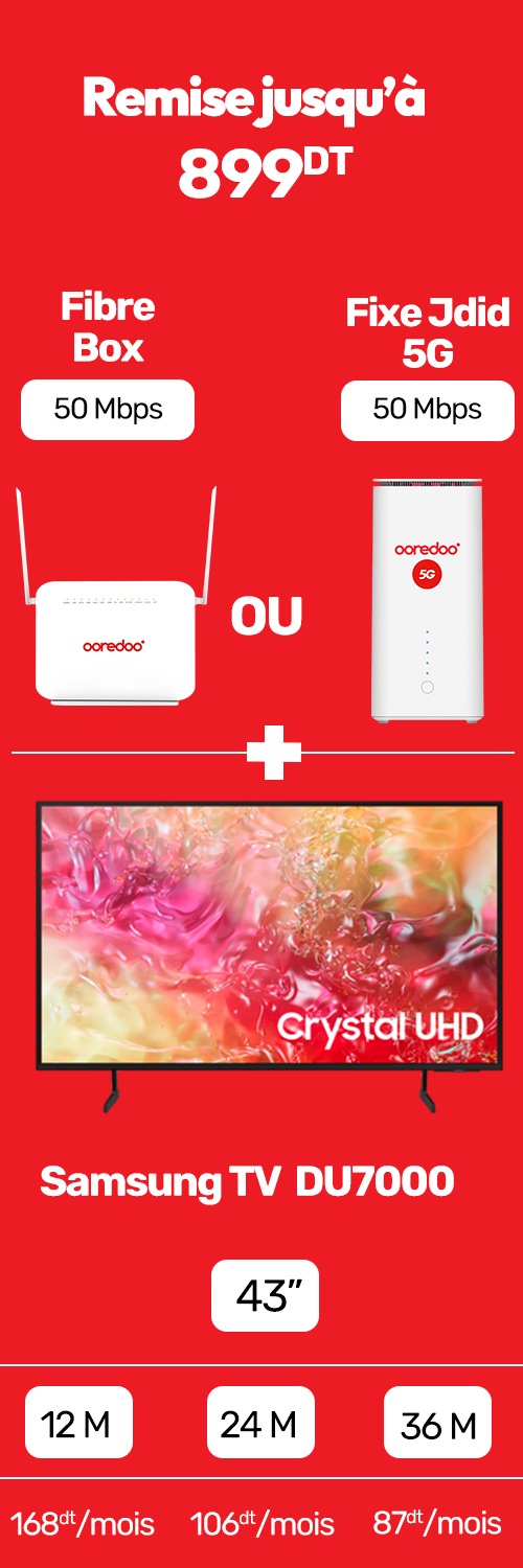 Offre Fixe + TV
